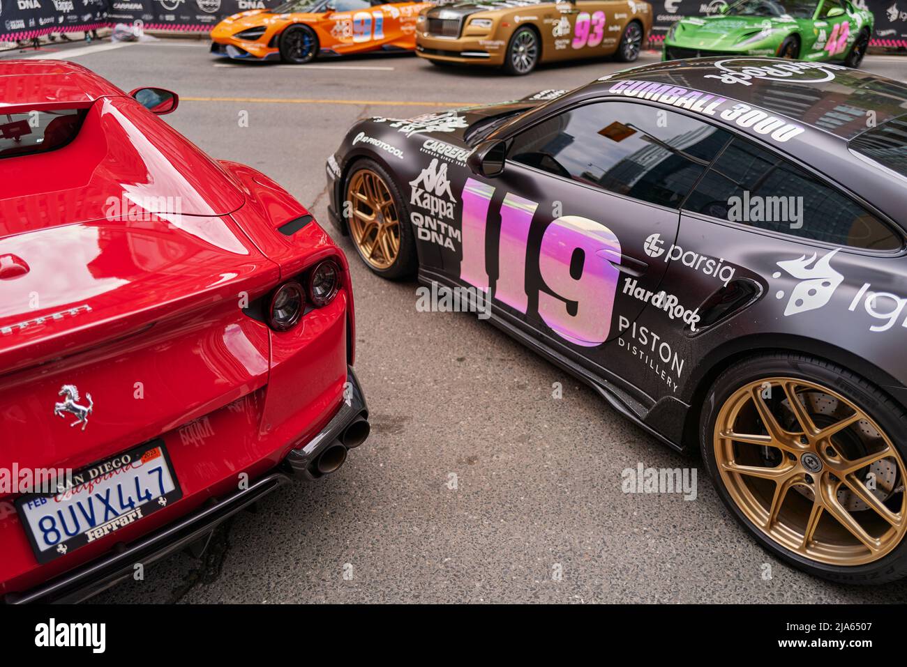 Gumball 3000 Car Rally Toronto Stock Photo - Alamy