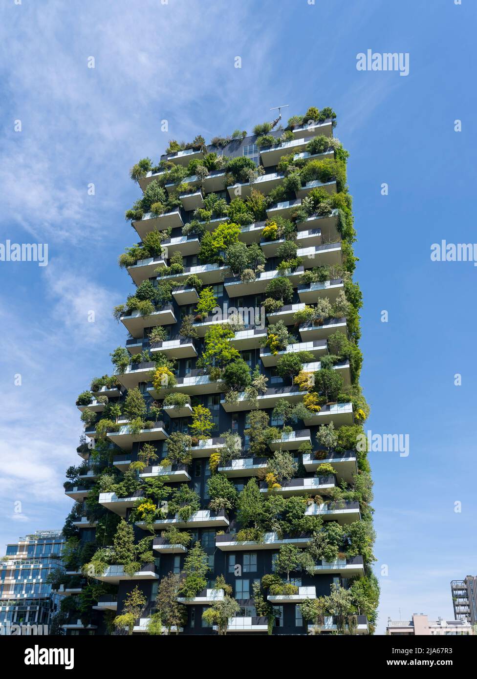 Milano, Italy. Bosco Verticale. Amazing view at the modern and ...