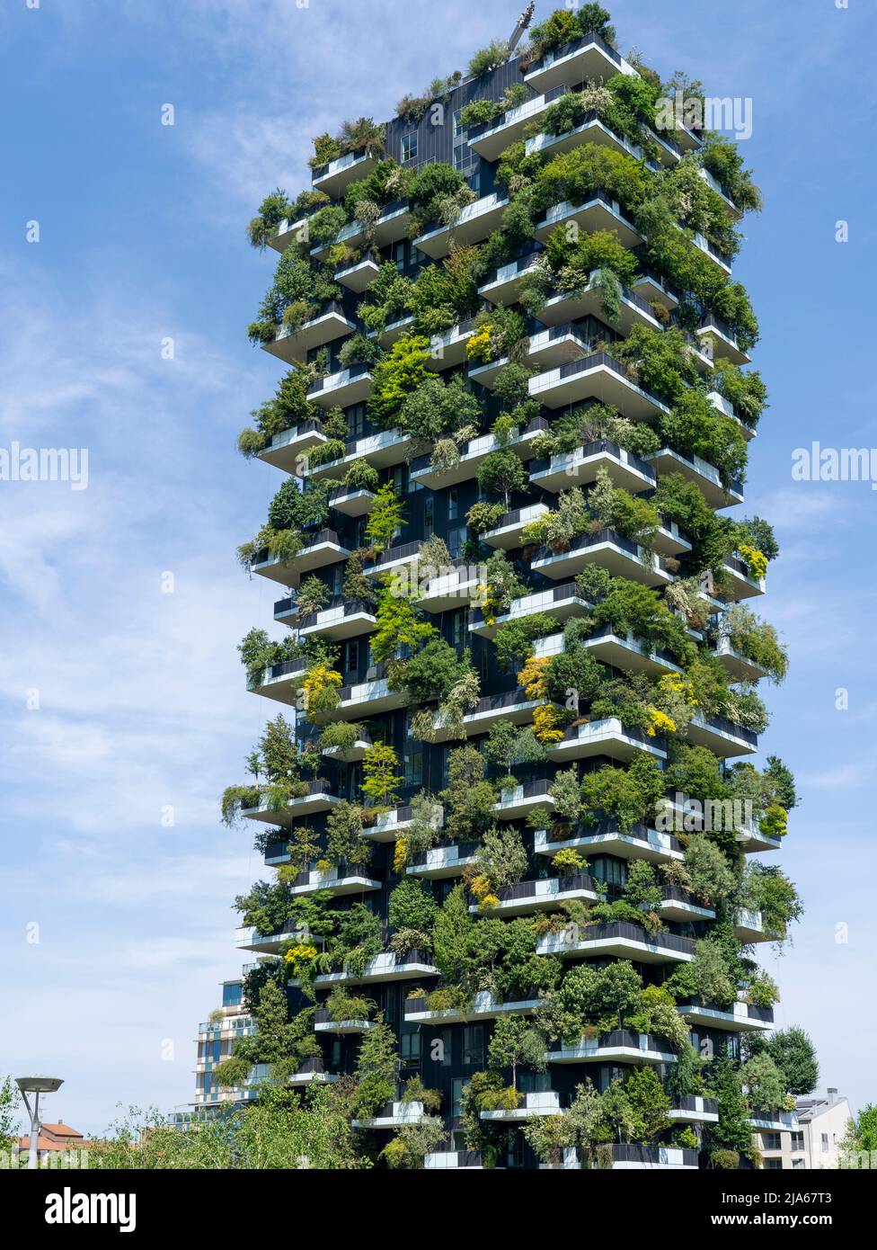 Milano, Italy. Bosco Verticale. Amazing view at the modern and ...