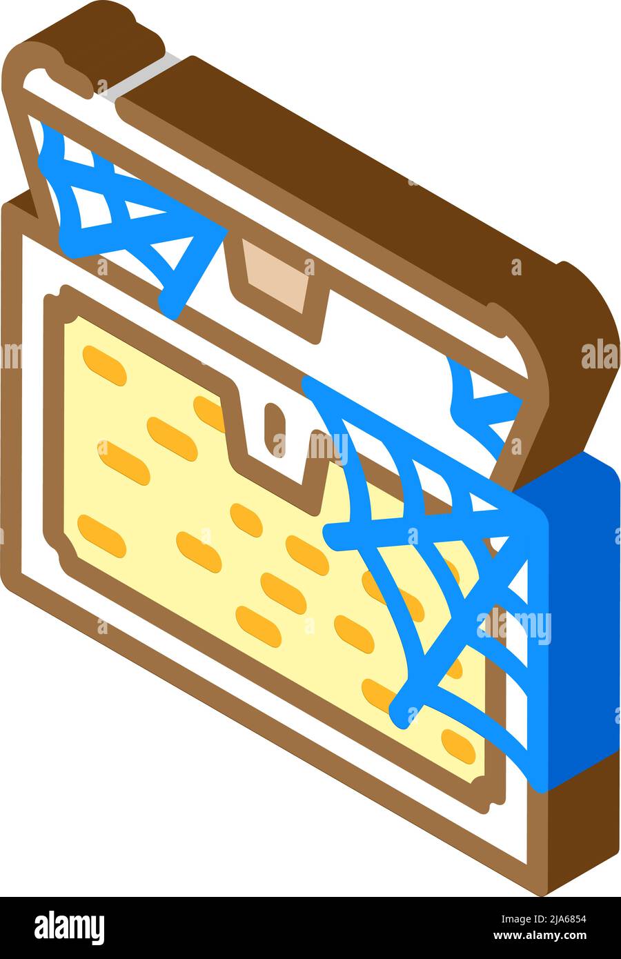 empty chest isometric icon vector illustration Stock Vector Image & Art ...