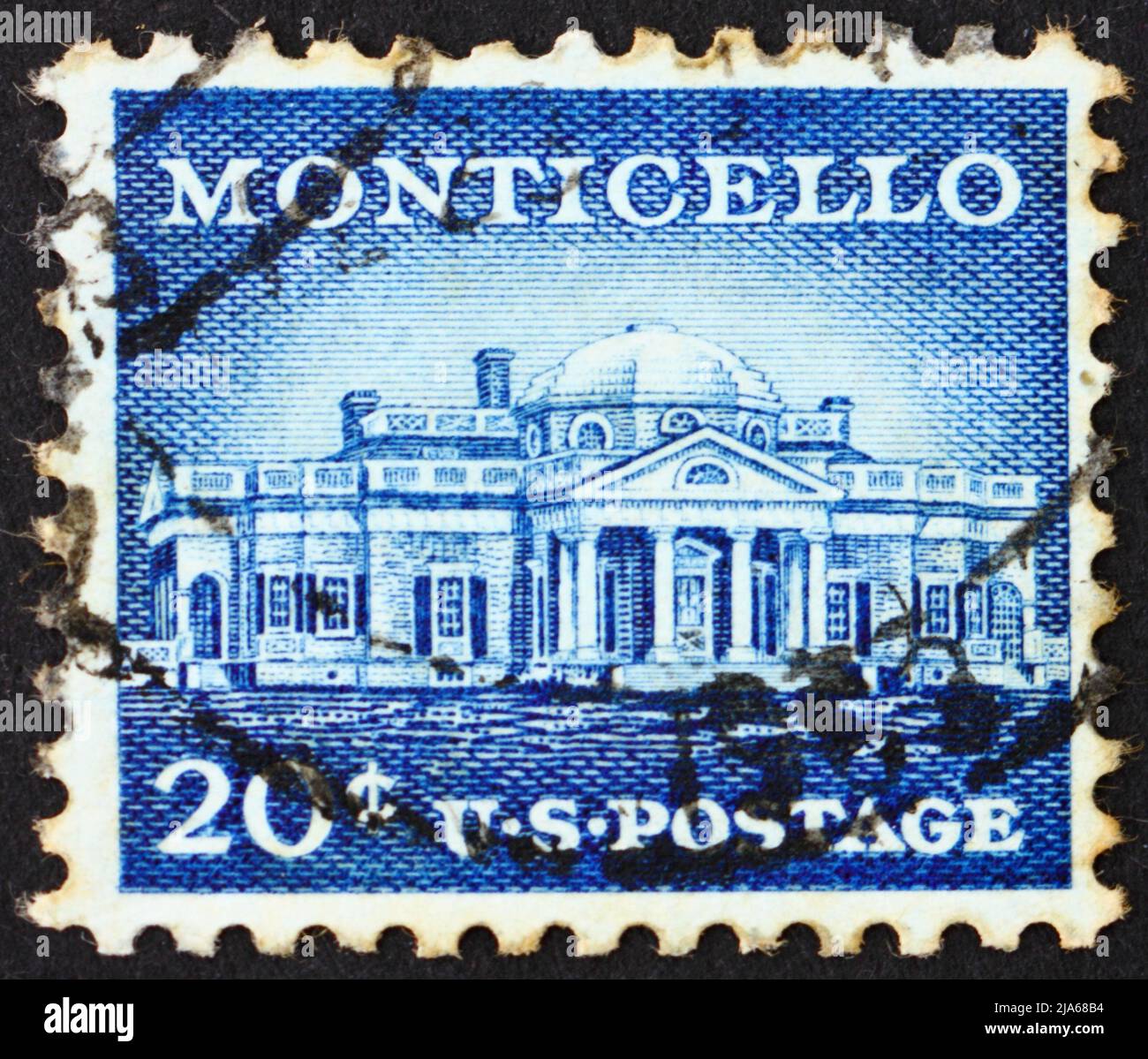 UNITED STATES OF AMERICA - CIRCA 1956: a stamp printed in the United ...