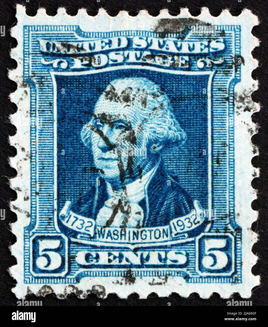 UNITED STATES OF AMERICA - CIRCA 1932: a stamp printed in the United ...
