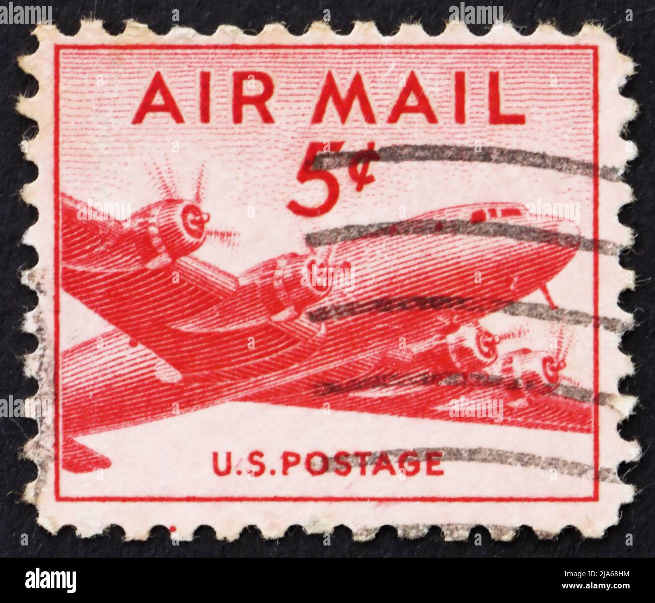UNITED STATES OF AMERICA - CIRCA 1947: a stamp printed in the USA shows ...