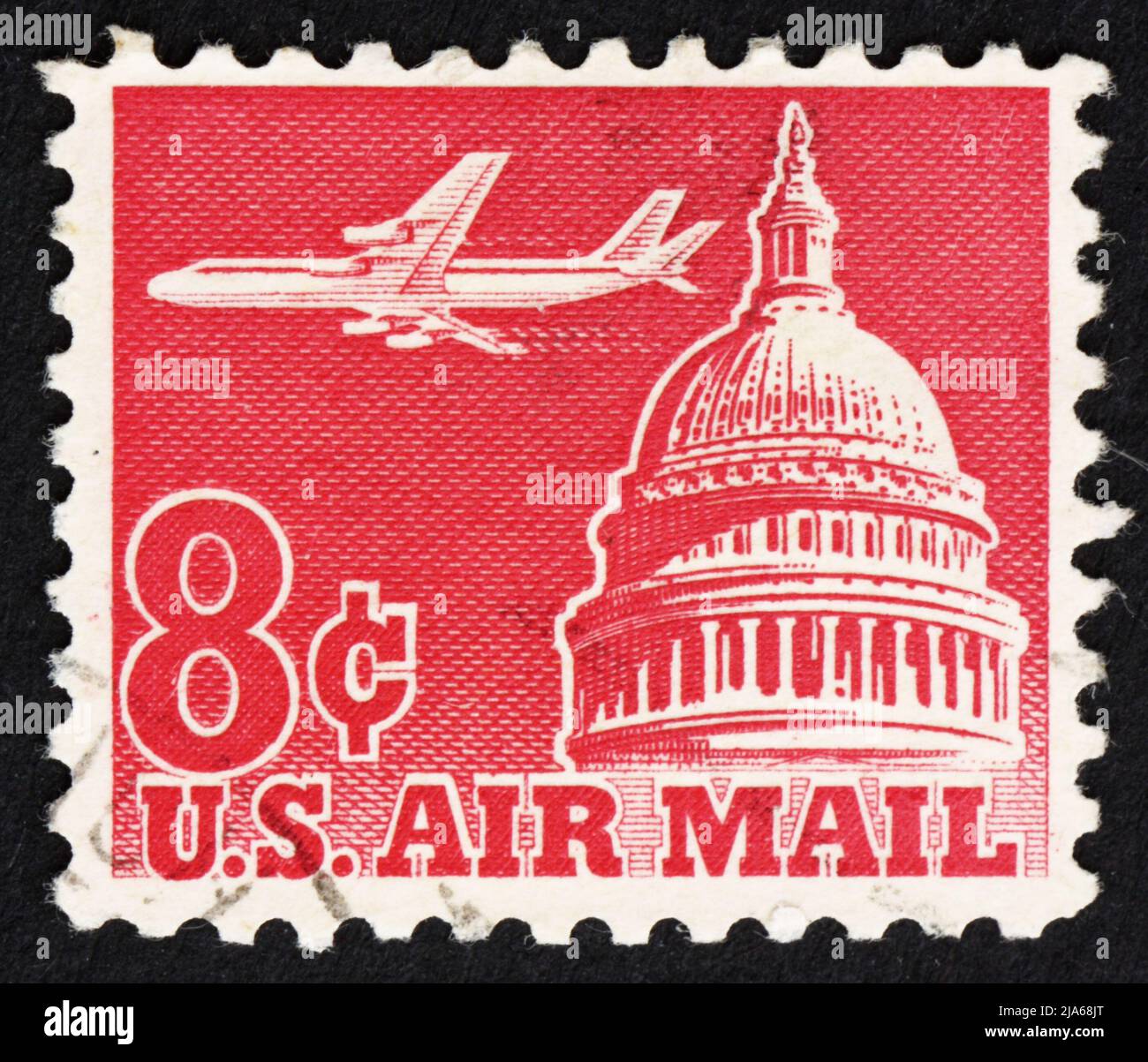 UNITED STATES OF AMERICA - CIRCA 1962: a stamp printed in the USA shows ...