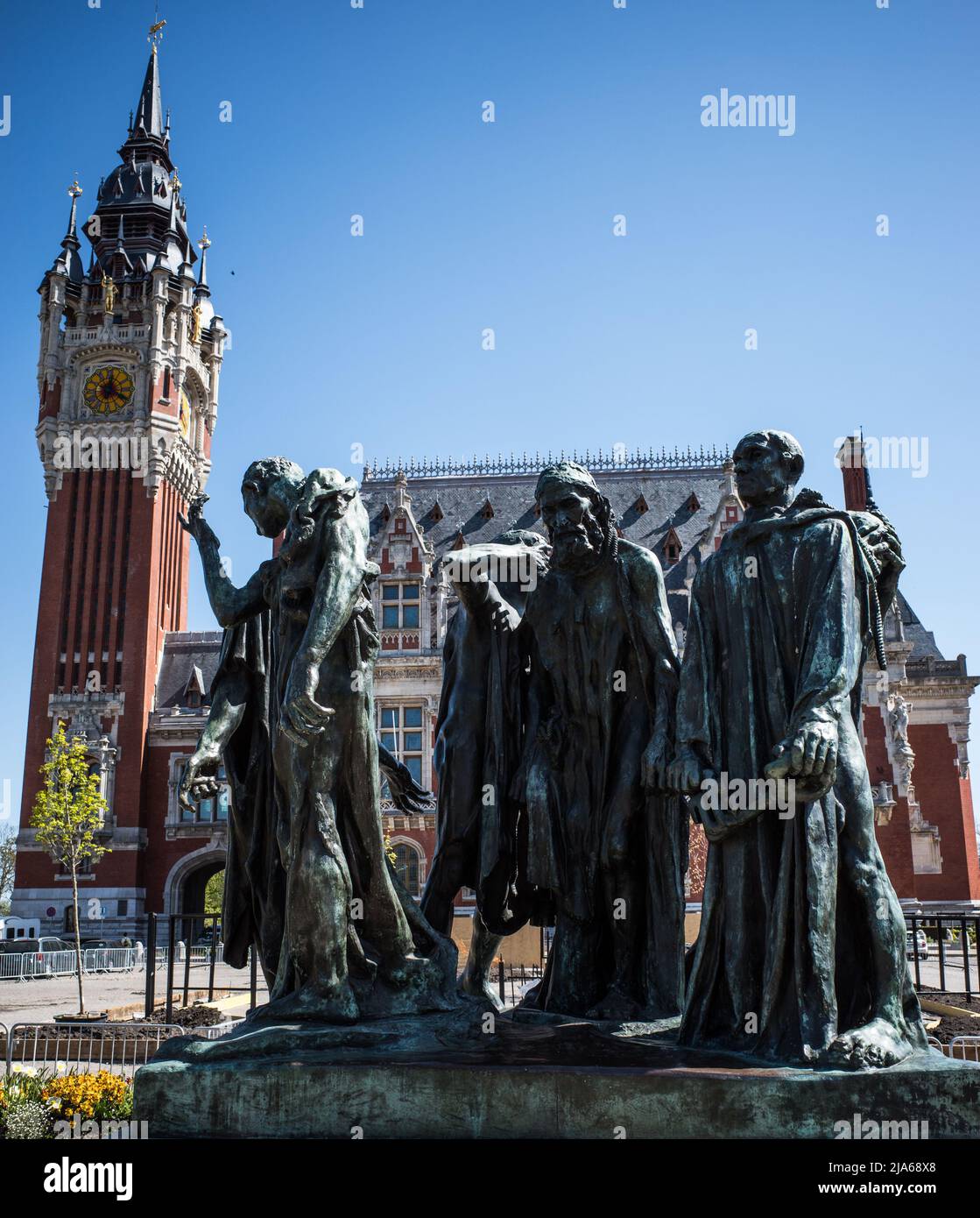THE BURGHERS OF CALAIS "LES BOURGEOIS DE CALAIS" RELATING THE HISTORIC ...
