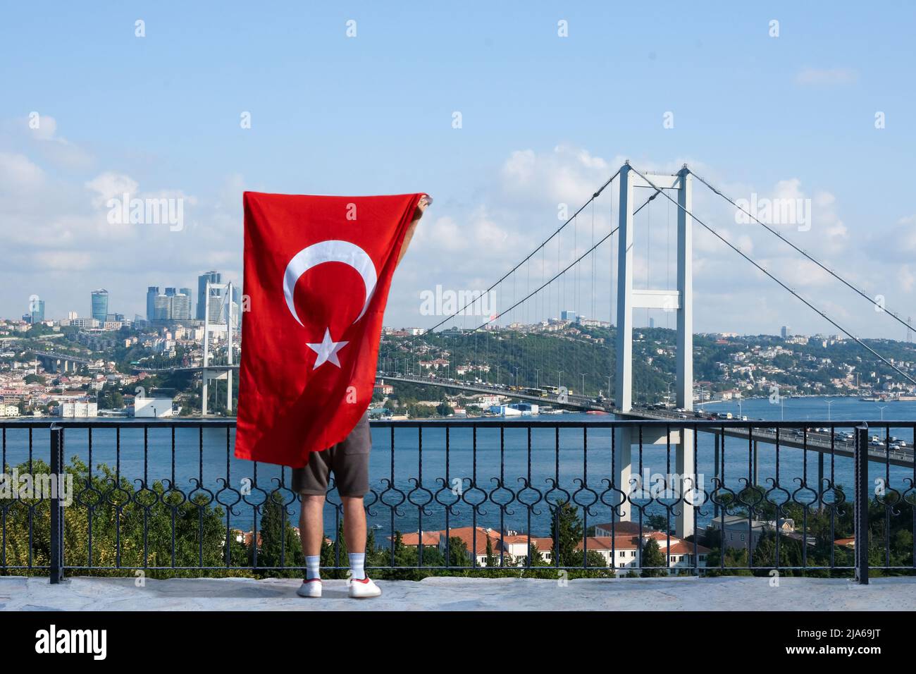 Holding turkish flags hi-res stock photography and images - Alamy