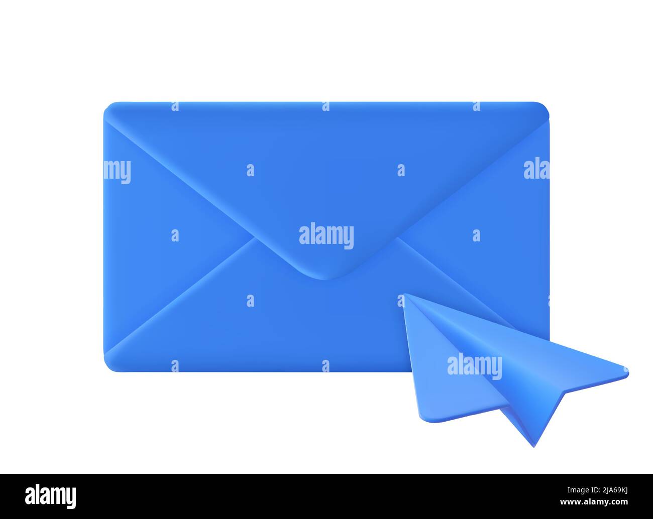 3d closed mail envelope icon Stock Vector Image & Art - Alamy