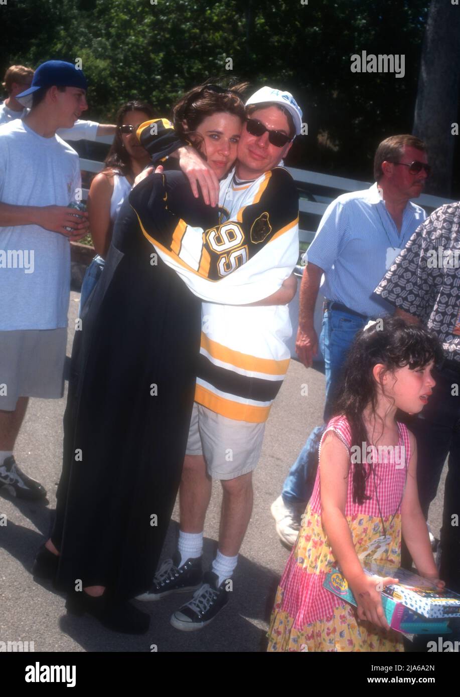 Los Angeles, California, USA 9th June 1996 Actor Mike Myers and Robin ...