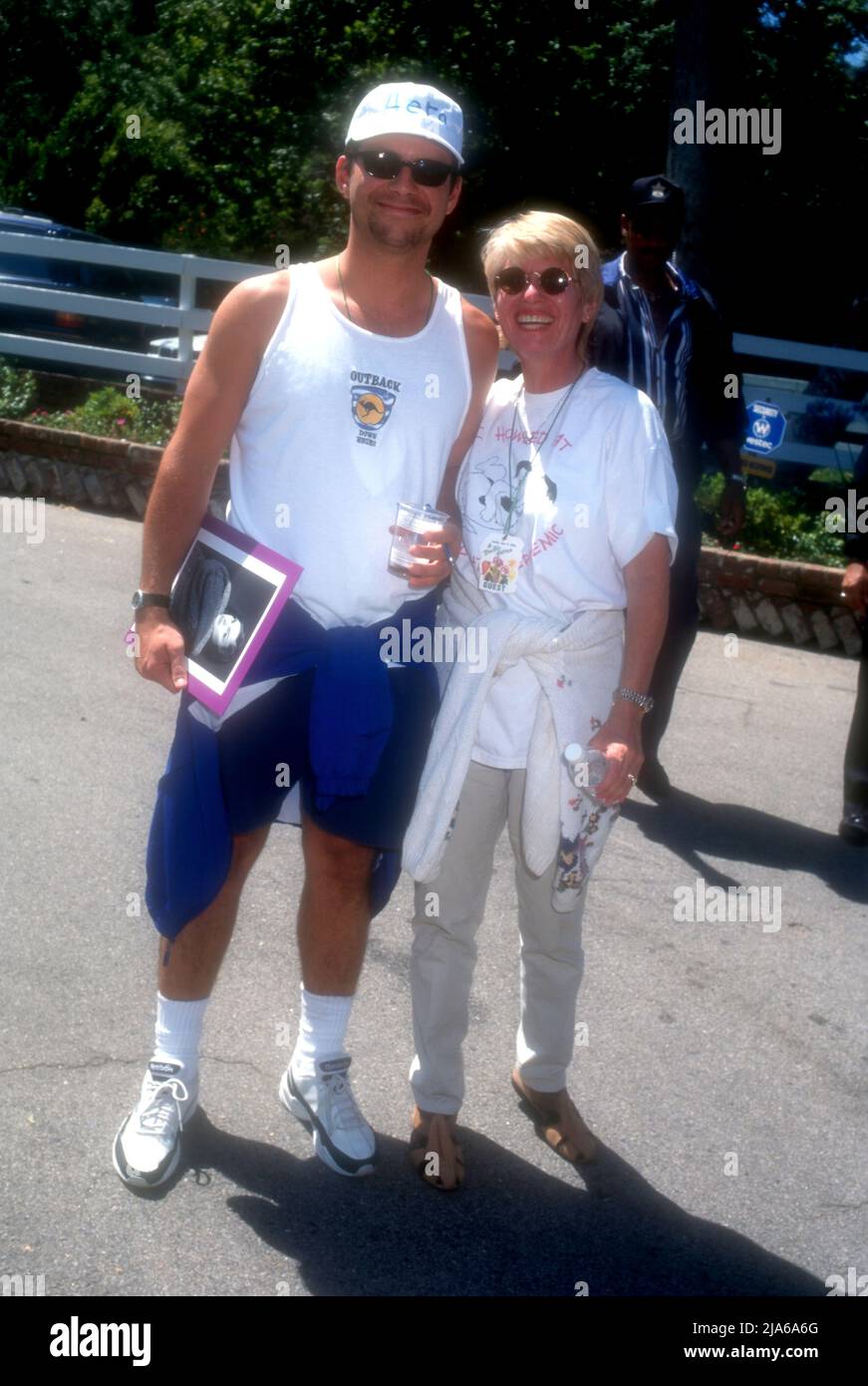 Los Angeles, California, USA 9th June 1996 Actor Christian Slater and ...