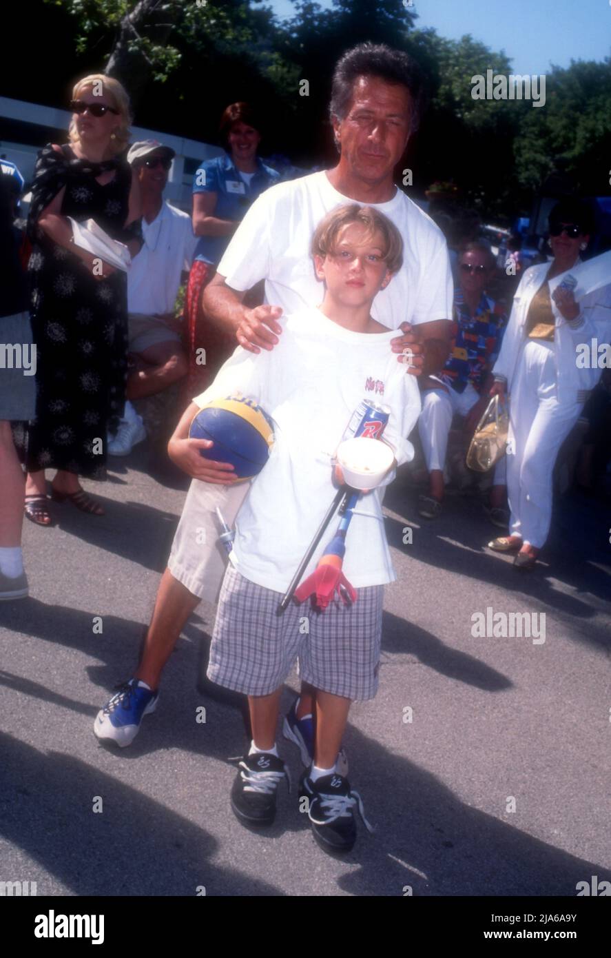 Los Angeles, California, USA 9th June 1996 Actor Dustin Hoffman and son Max Hoffman attend ...