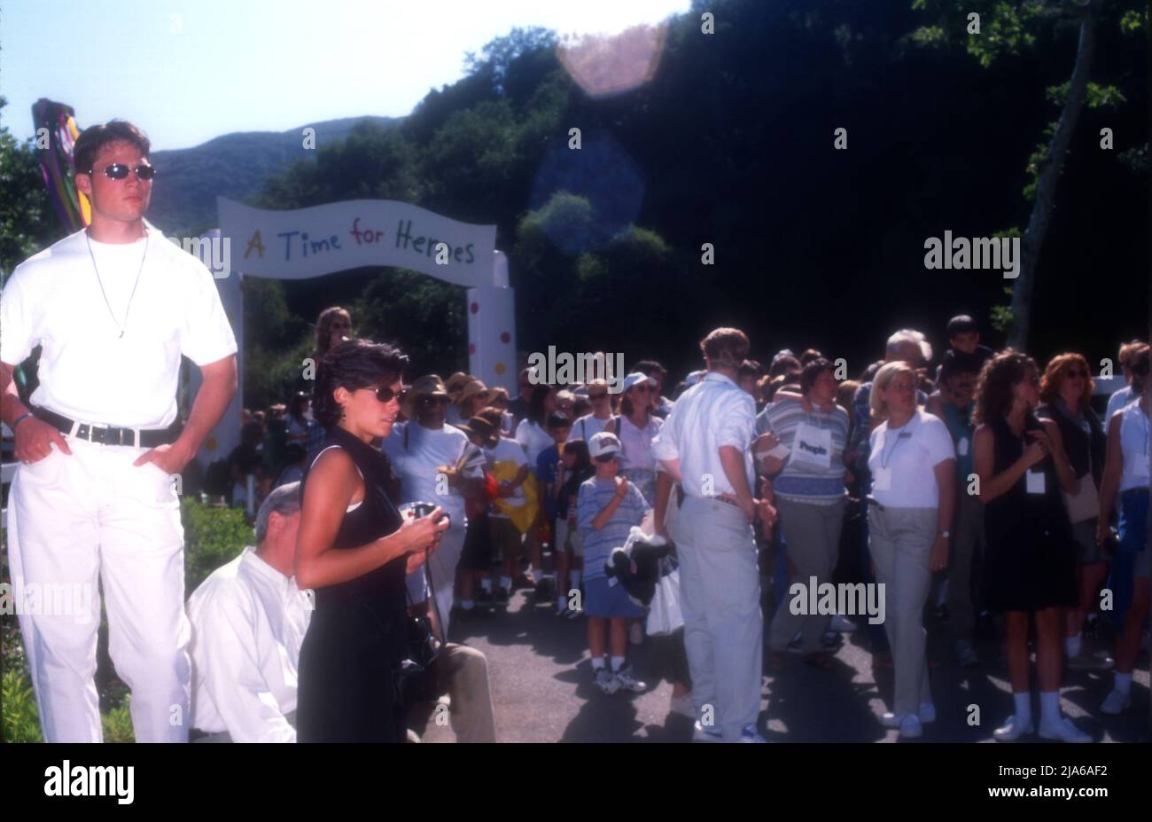 Los Angeles, California, USA 9th June 1996 A general view of atmosphere at Elizabeth Glaser ...