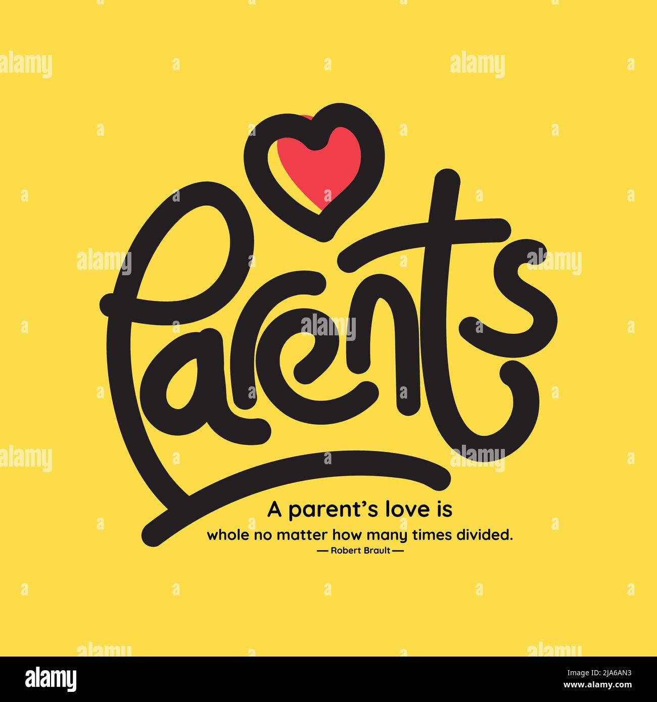 typography and quote Design for celebrating global day of parents ...