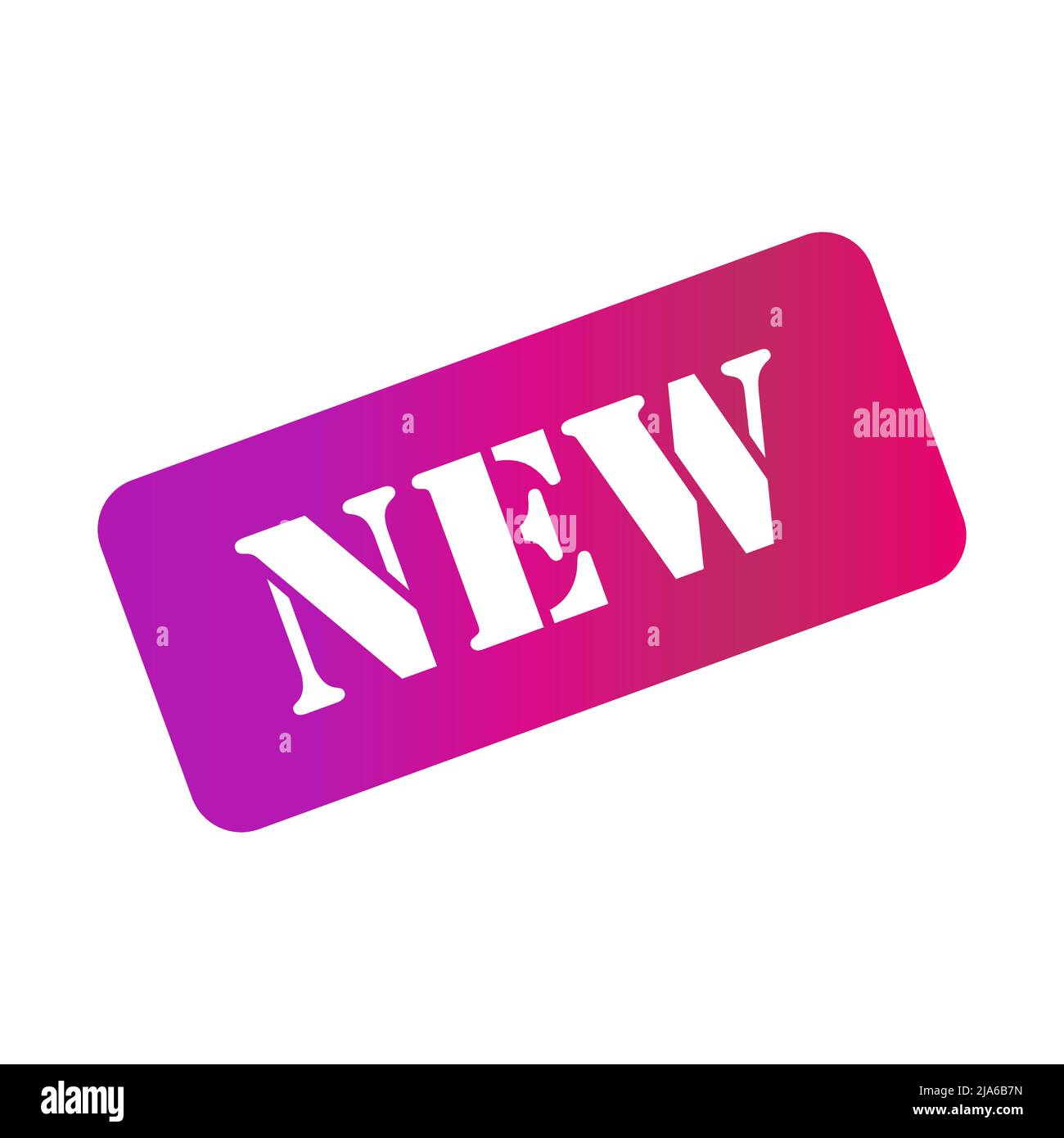 New stamp symbol, label sticker sign button, text banner vector ...