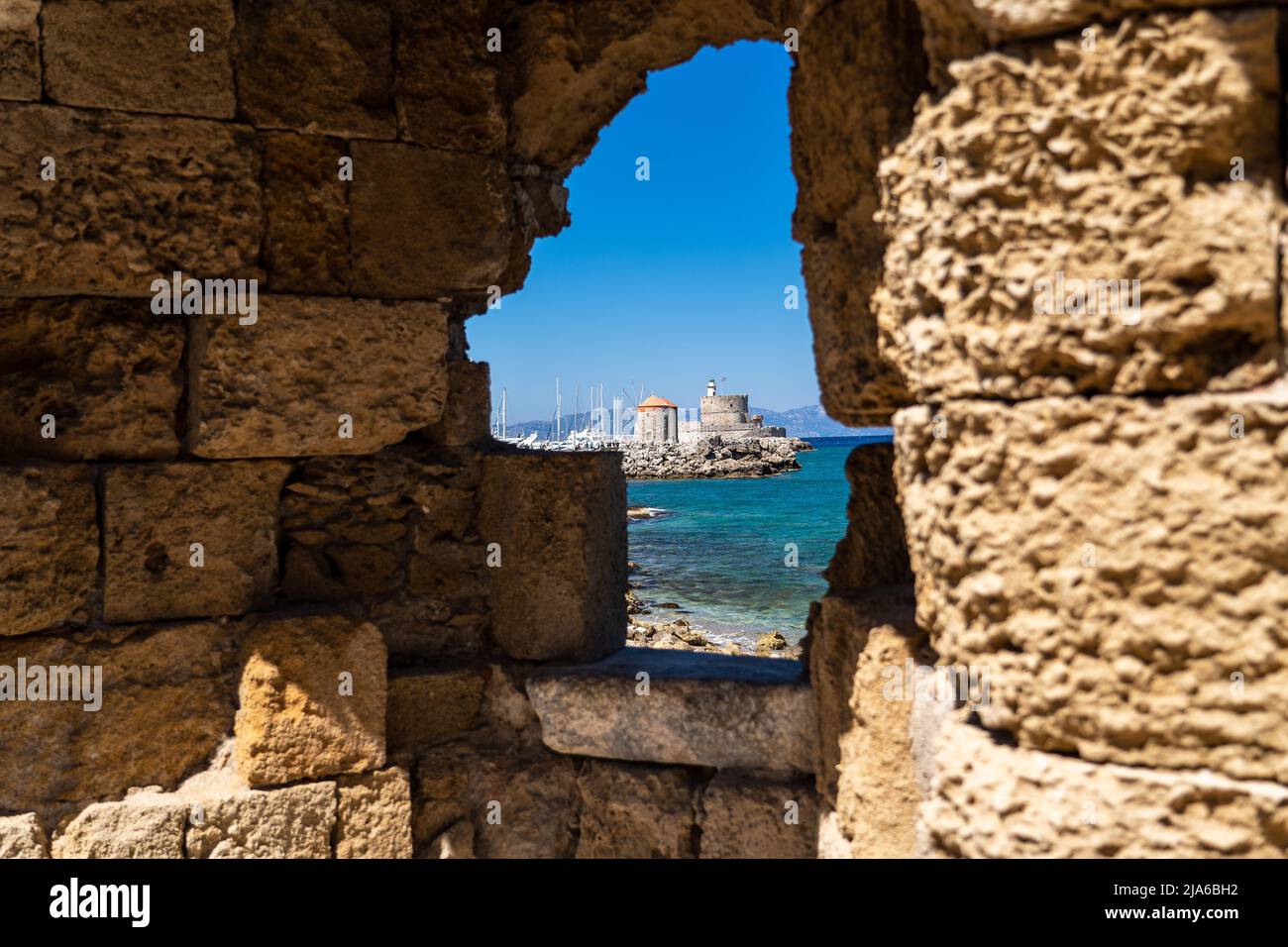 Ancient greek windmills hi-res stock photography and images - Alamy