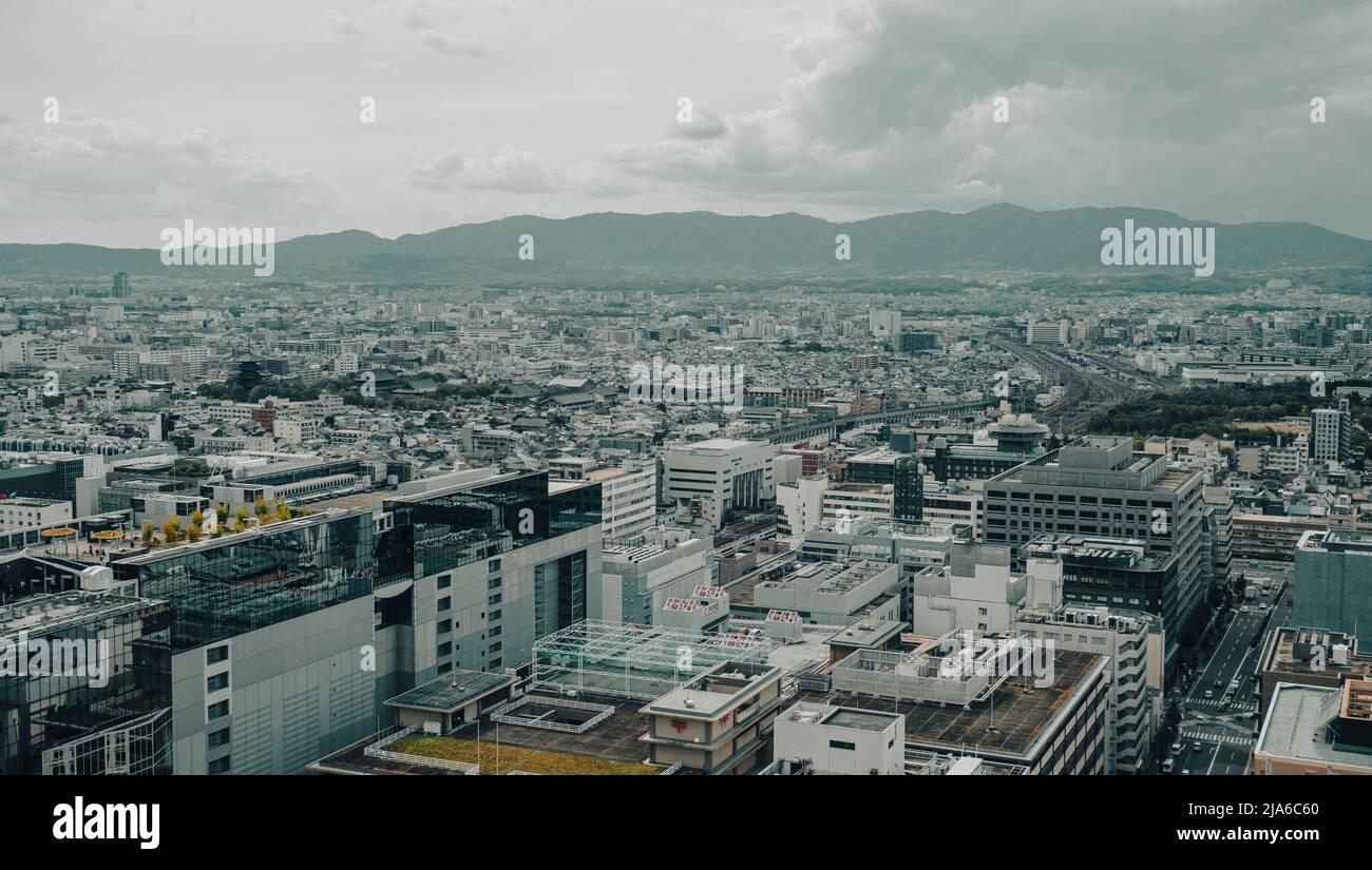 Downtown Kyoto City Stock Photo - Alamy
