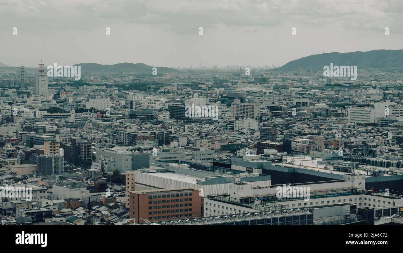 Downtown Kyoto City Stock Photo - Alamy