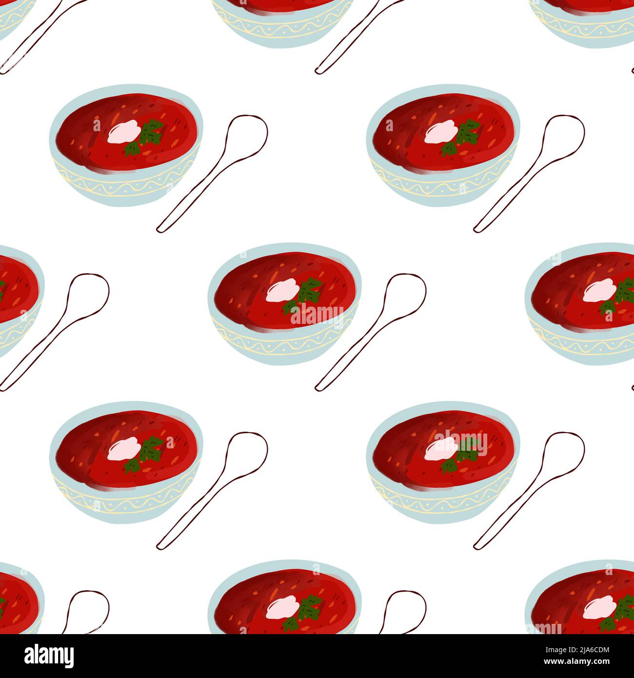 Ukrainian borsh Stock Vector Images - Alamy