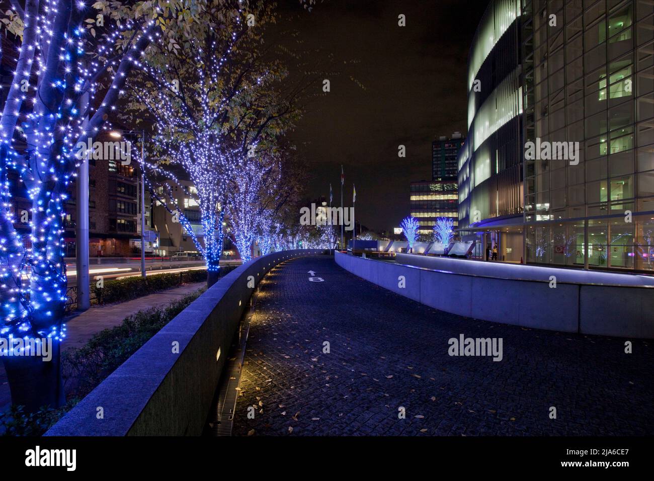 Commercial buildings evening Roppongi Tokyo Japan Stock Photo - Alamy