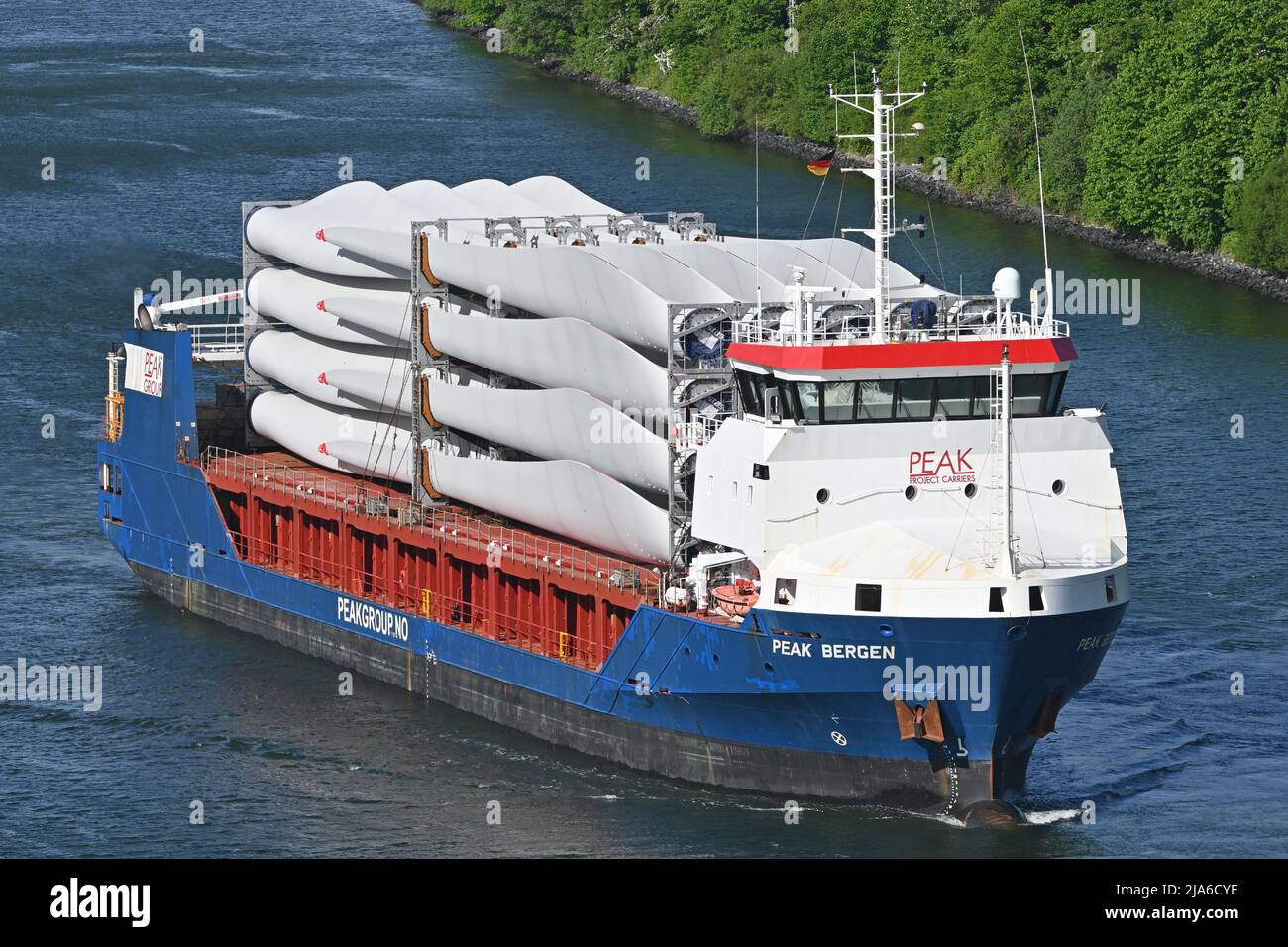General Cargo Ship PEAK BERGEN Stock Photo - Alamy