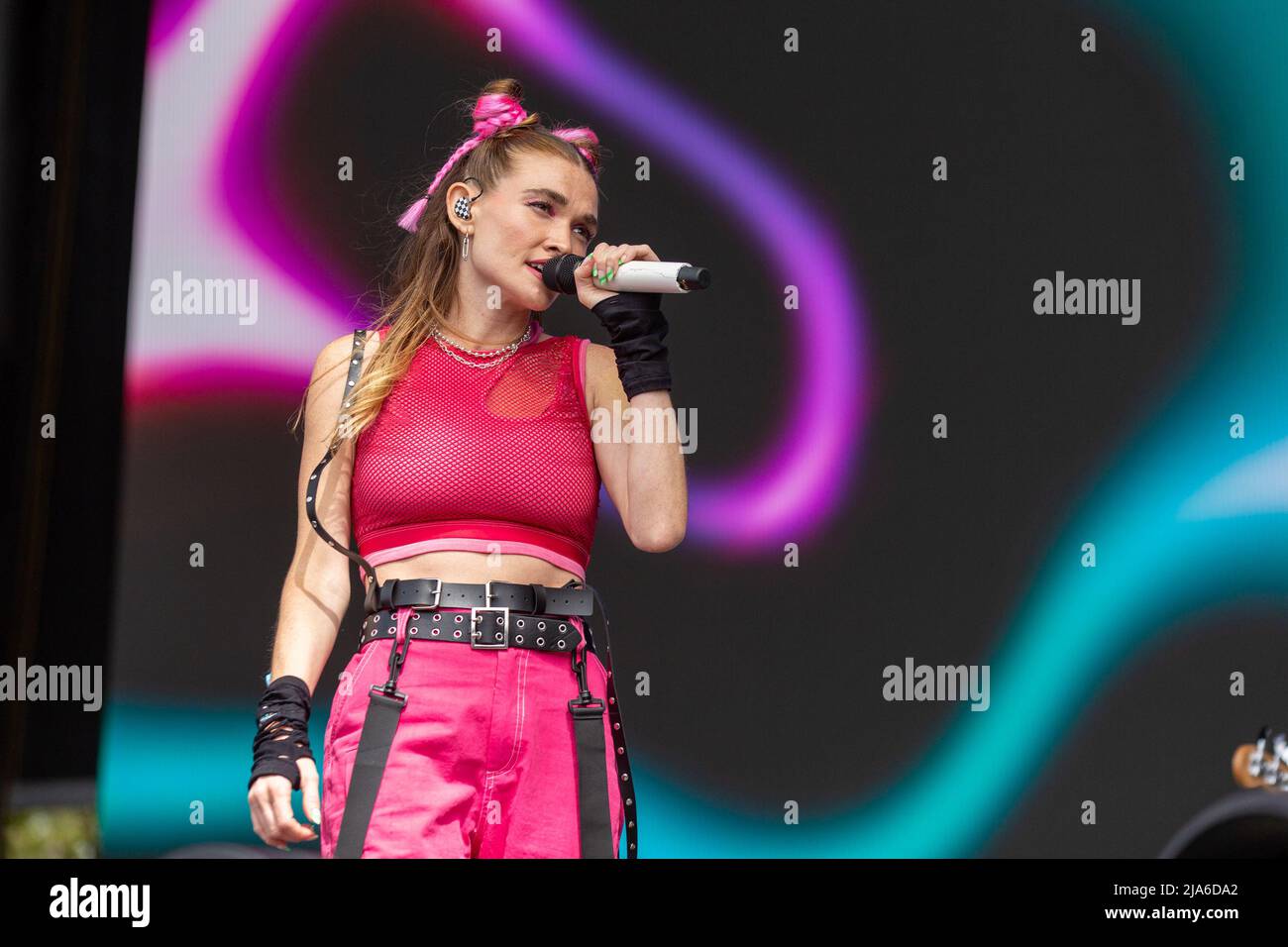 Mandy Lee of MisterWives during BottleRock Music Festival on May 27 ...