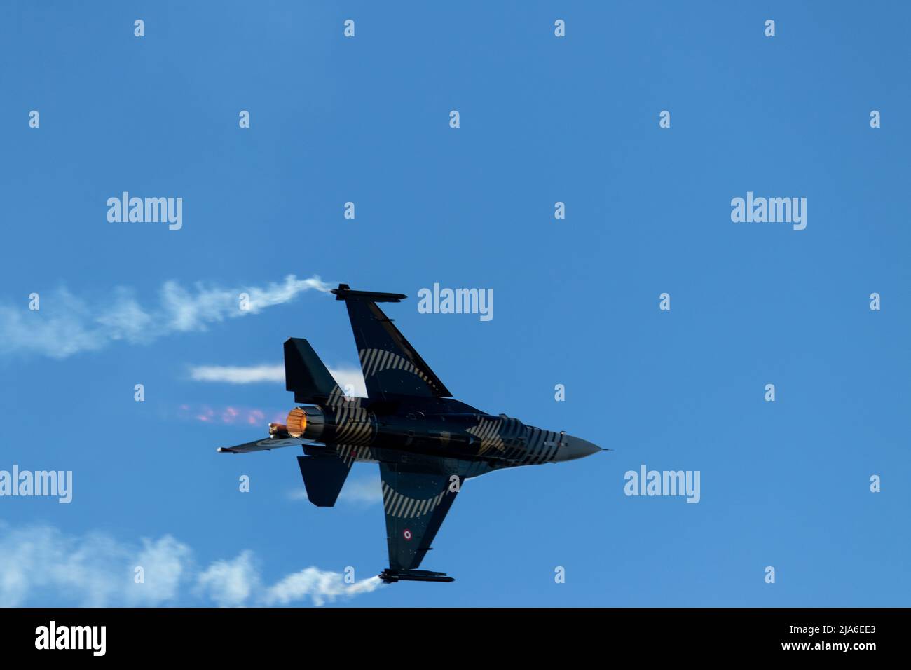 Baku - Azerbaijan: 26 May 2022. Turkish F-16 Falcon - Soloturk Display ...