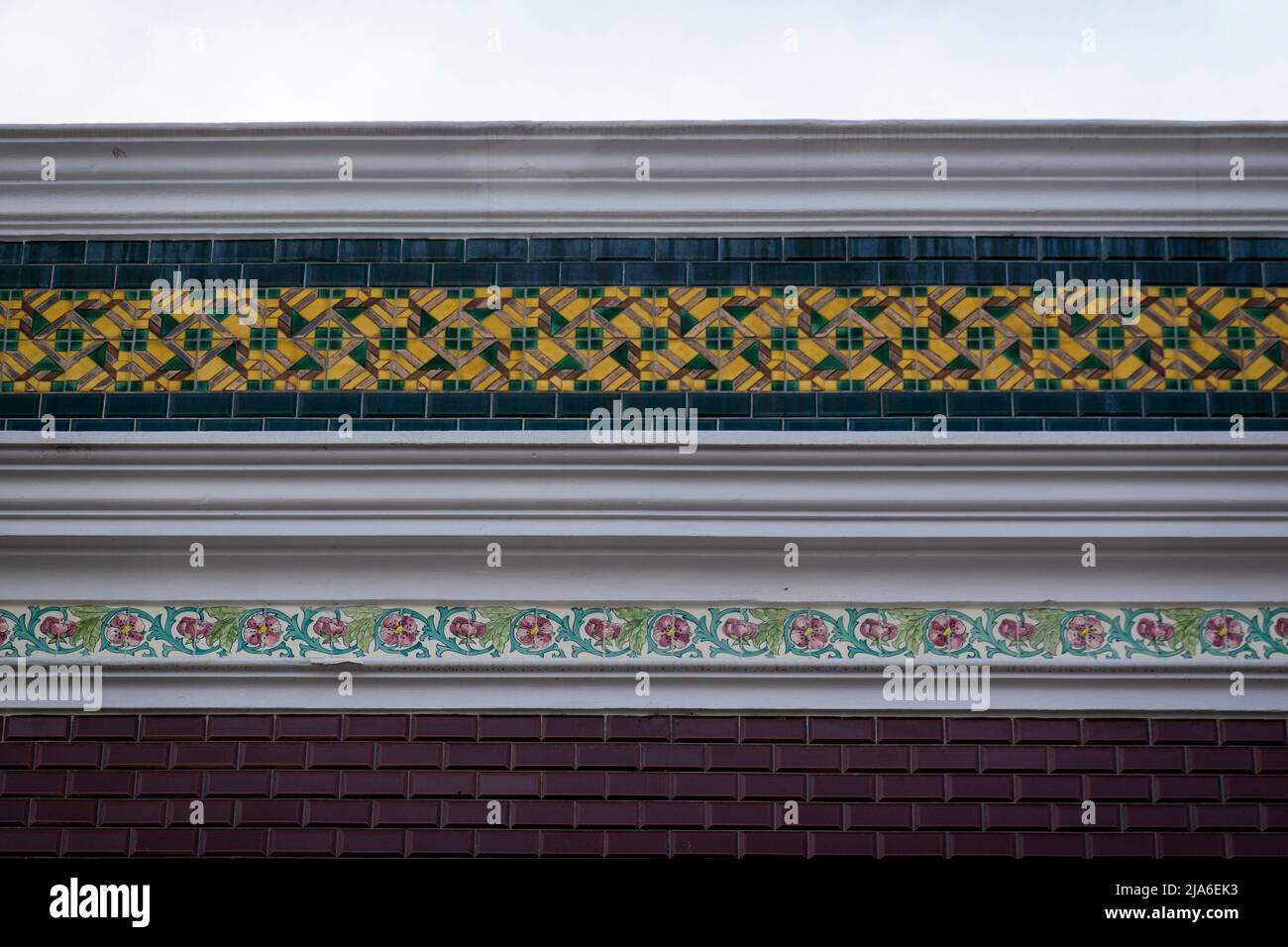 Typical architecture of Algarve rustic buildings with intricate designs ...
