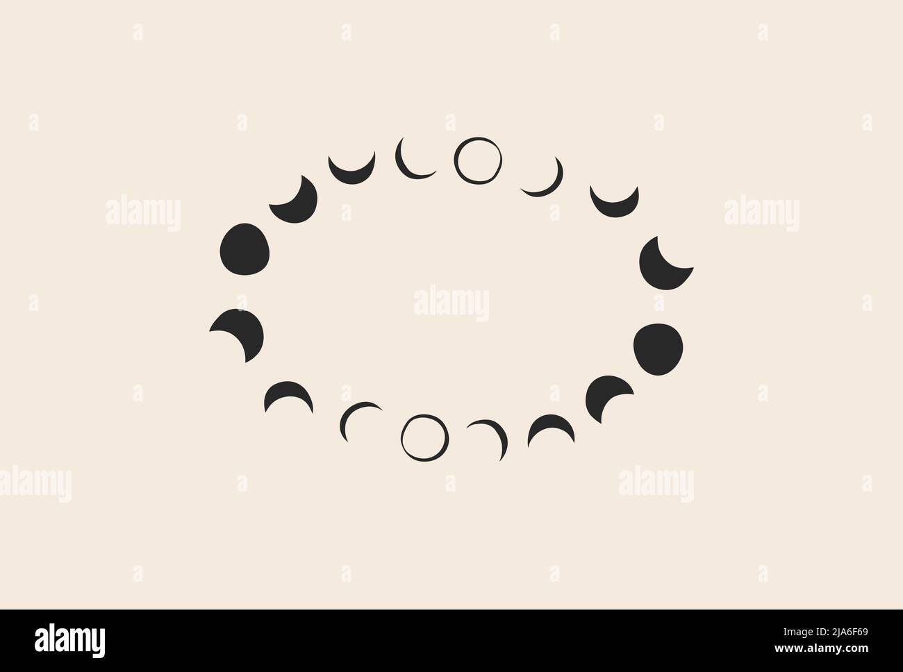 Hand drawn vector abstract stock flat graphic illustration with logo ...