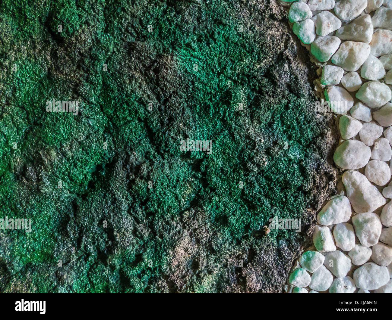 Decor stone man made wall interior design texture. Separated Yin Yang ...