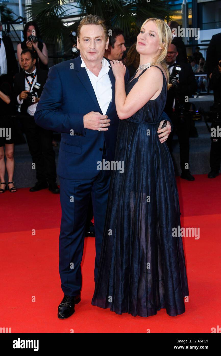 Benoit Magimel , Margot Magimel 75th Cannes Film Festival Red Carpet of ...