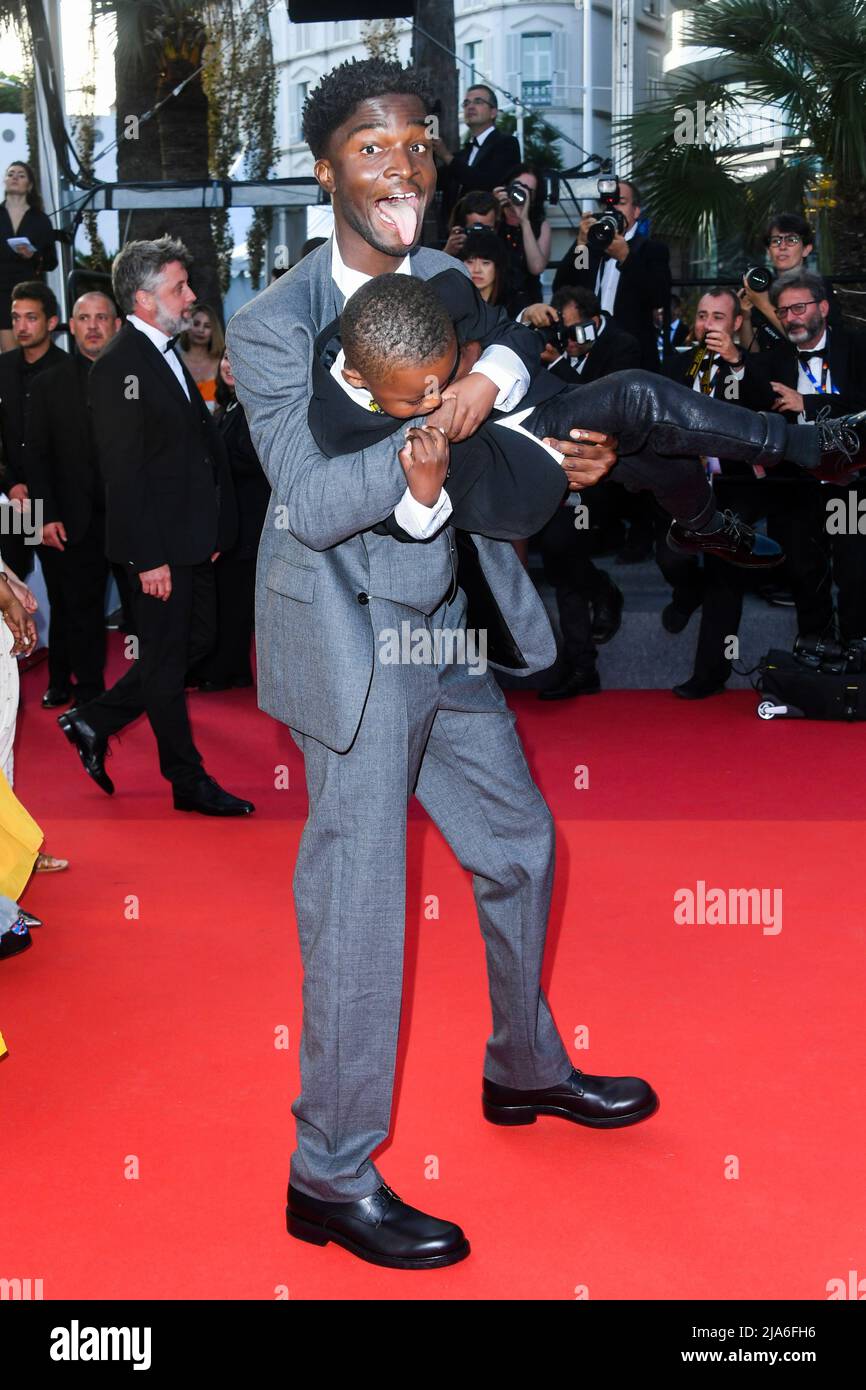 Stephane Bak , Milan Doucansi 75th Cannes Film Festival Red Carpet of ...