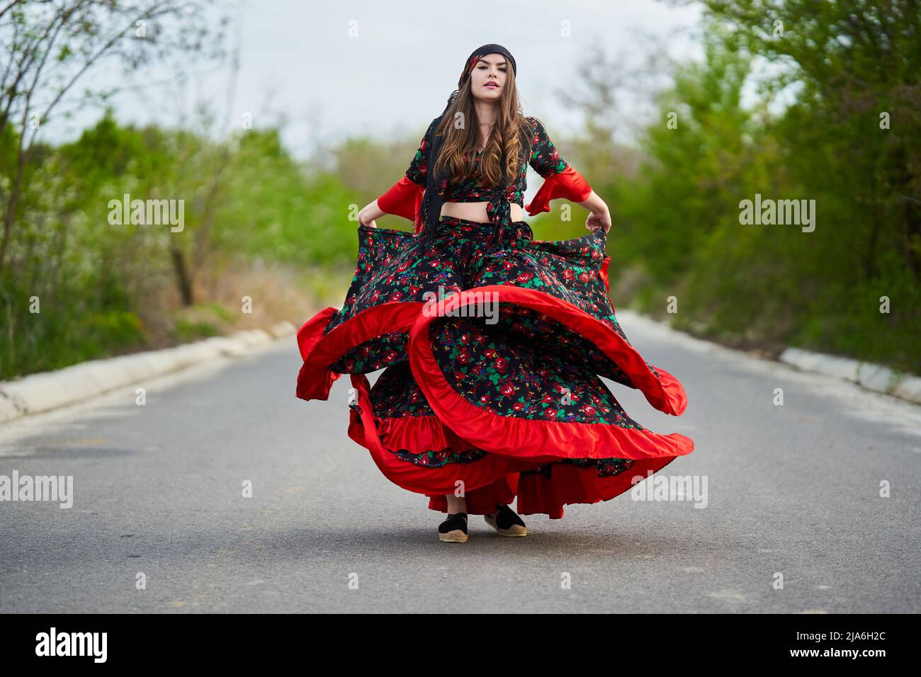 Dancing Gypsy Woman
