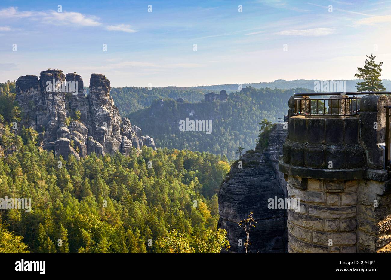 Bastei bridge in autumn hi-res stock photography and images - Alamy