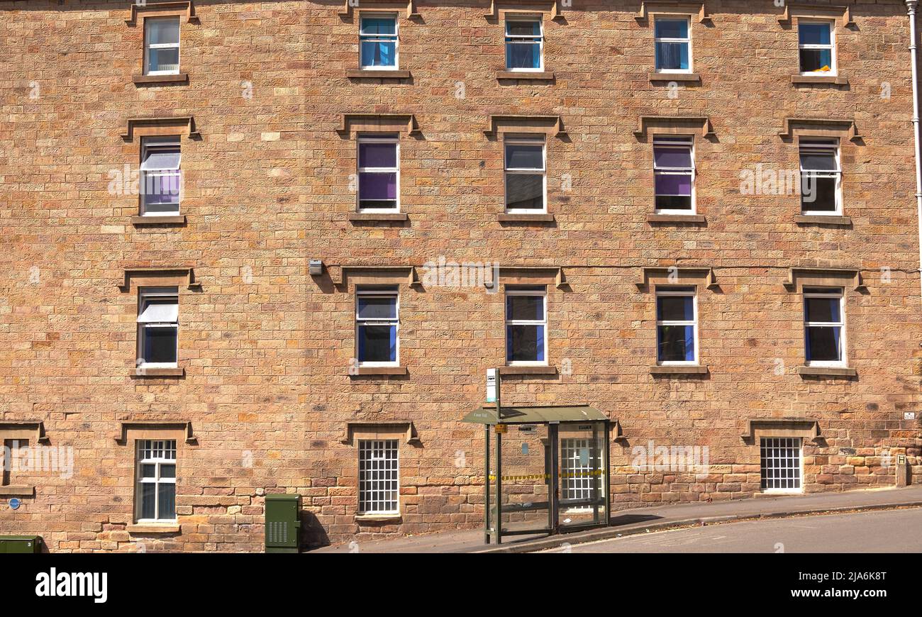 Large block of apartments example Stock Photo - Alamy