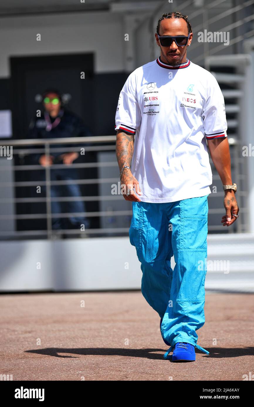 Lewis Hamilton (GBR) Mercedes AMG F1. Monaco Grand Prix, Saturday 28th ...