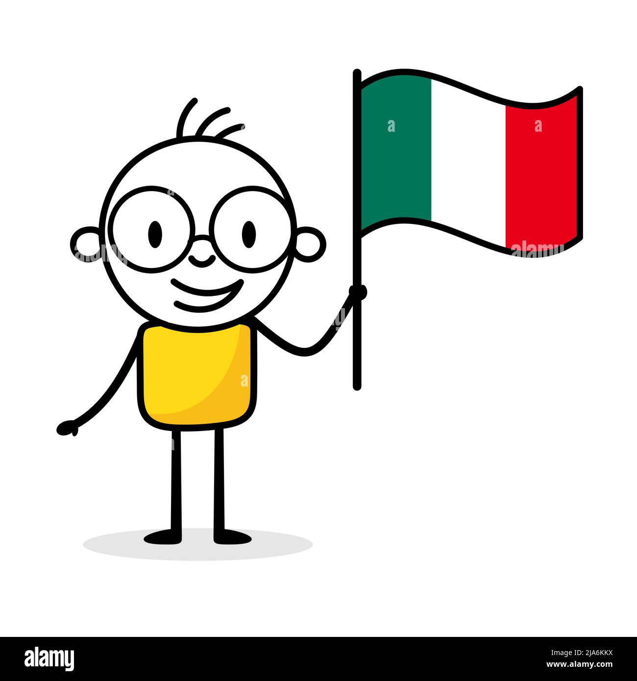 Italian Flag Clip Art Vector
