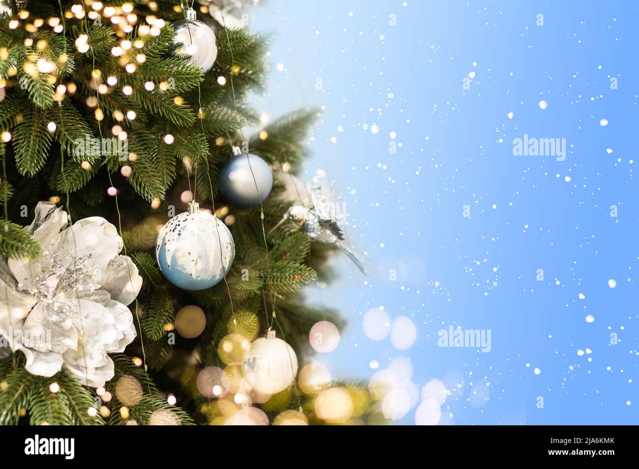 Christmas decorations and toys. New Year atmosphere. Christmas home ...