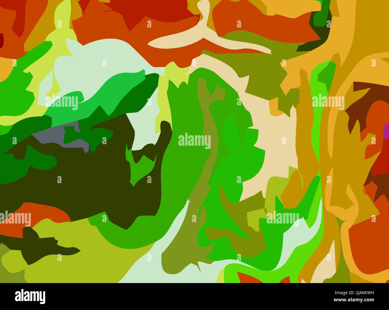 Creative Colorful Trendy abstract different shapes Collage background ...