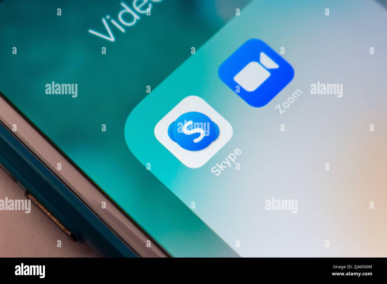 Desk zoom call work hi-res stock photography and images - Alamy
