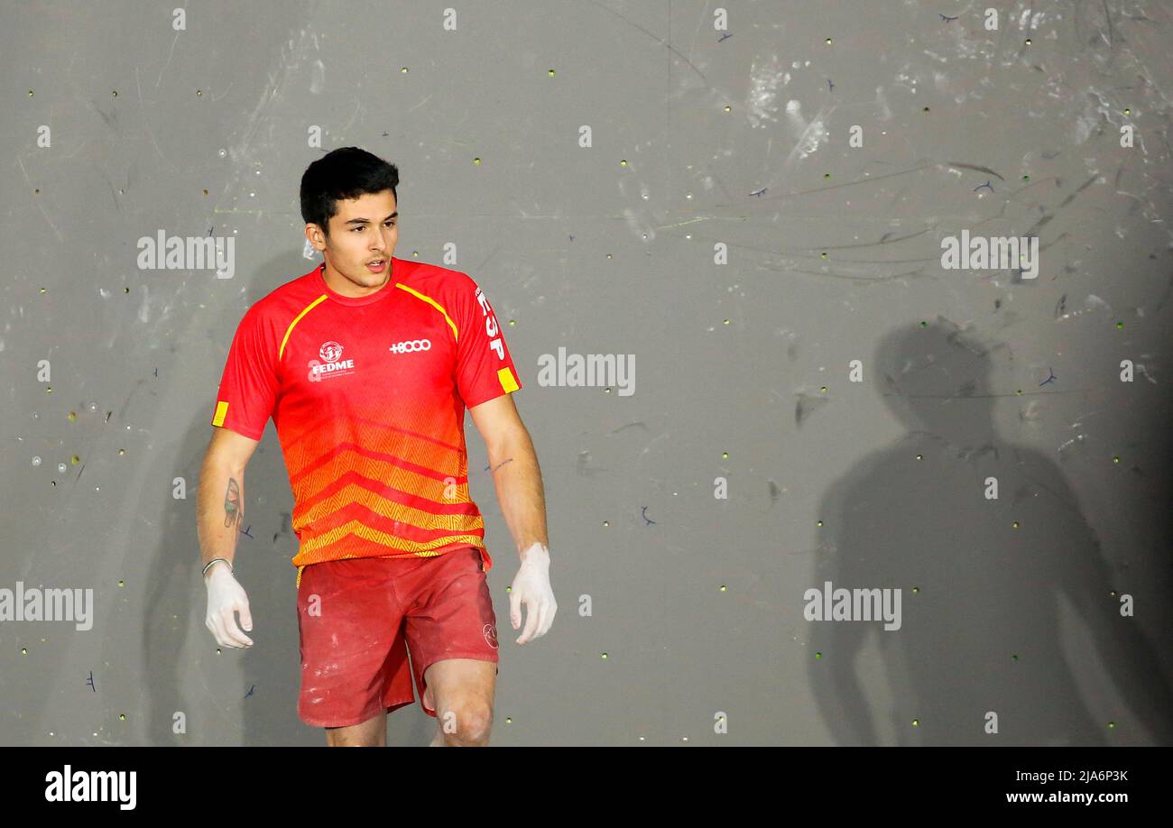 Alberto Gins Lpez (ESP), May 7, 2022 - Sport Climbing : Men's Boulder ...
