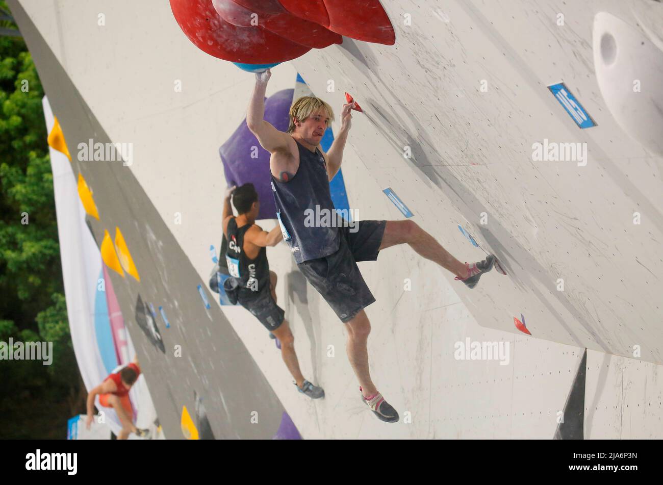 Benjamin Hanna (USA), May 7, 2022 - Sport Climbing : Men's Boulder ...