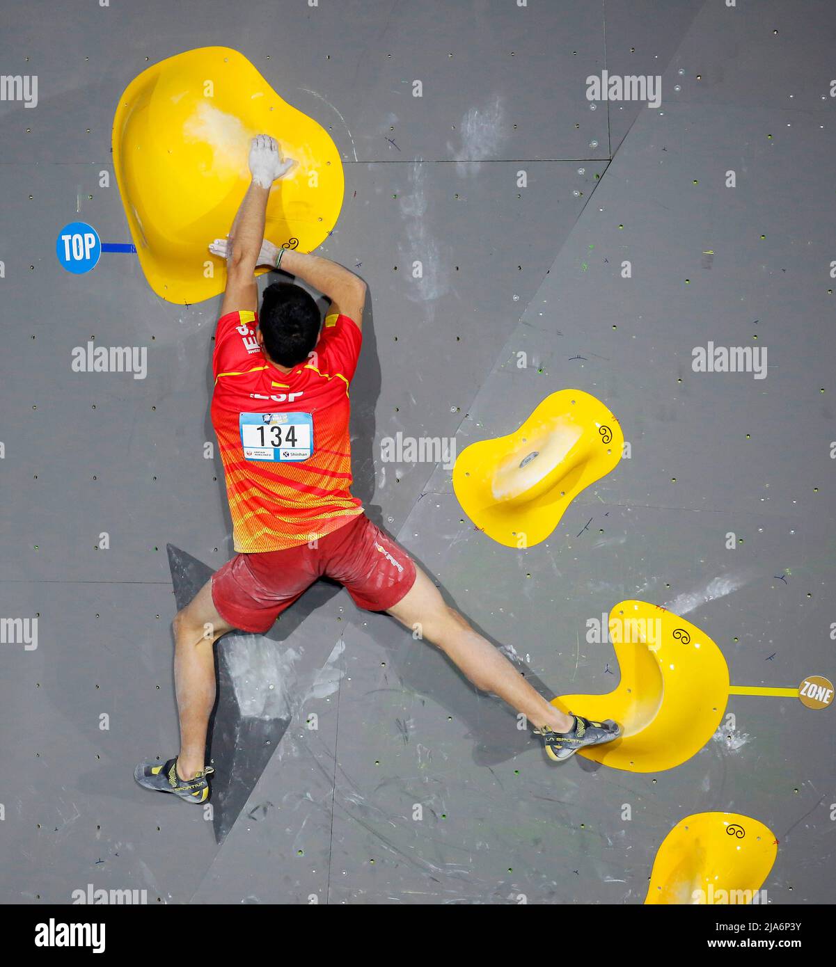 Alberto Gins Lpez (ESP), May 7, 2022 - Sport Climbing : Men's Boulder ...