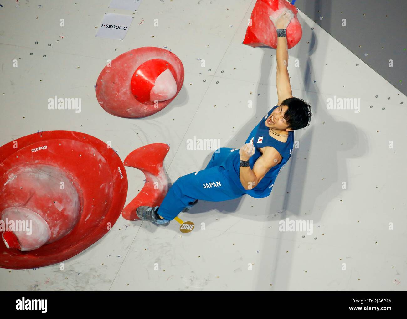 Satone Yoshida (JPN), May 7, 2022 - Sport Climbing : Men's Boulder ...