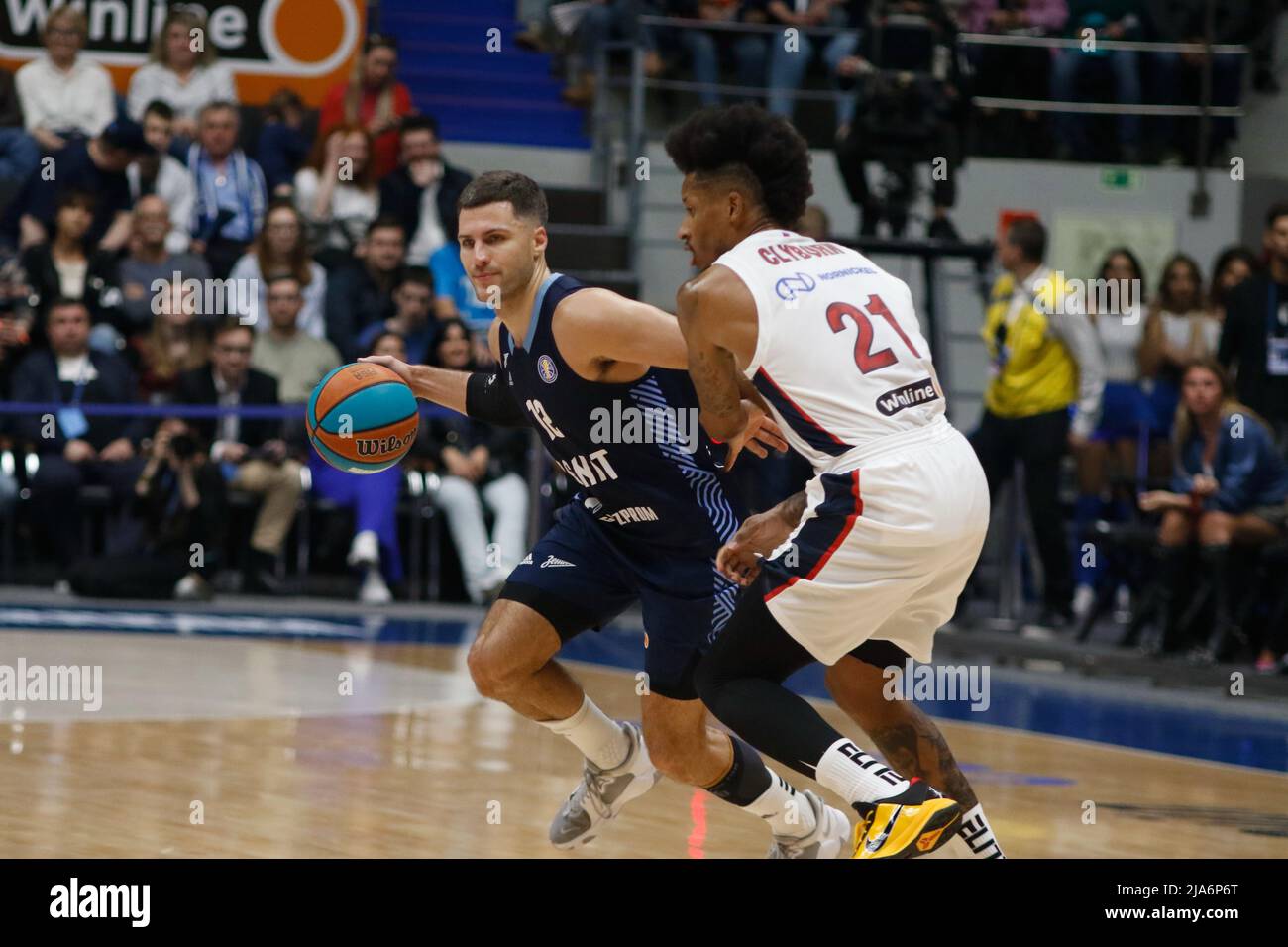 Saint Petersburg, Russia - 27 may 2022: Basketball. final of the VTB ...