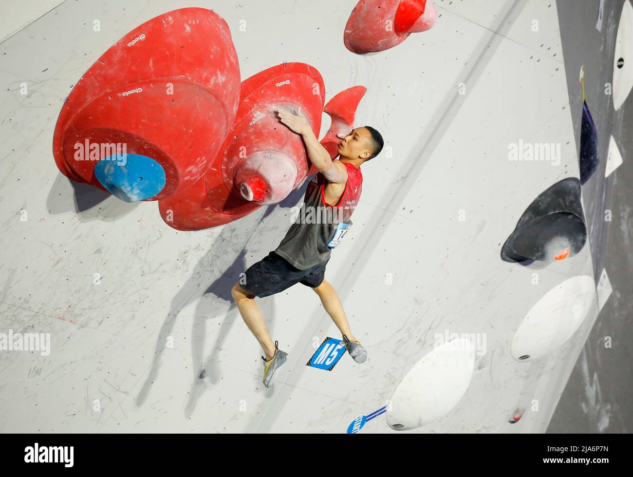 Chua Dennis (SGP), May 7, 2022 - Sport Climbing : Men's Boulder ...