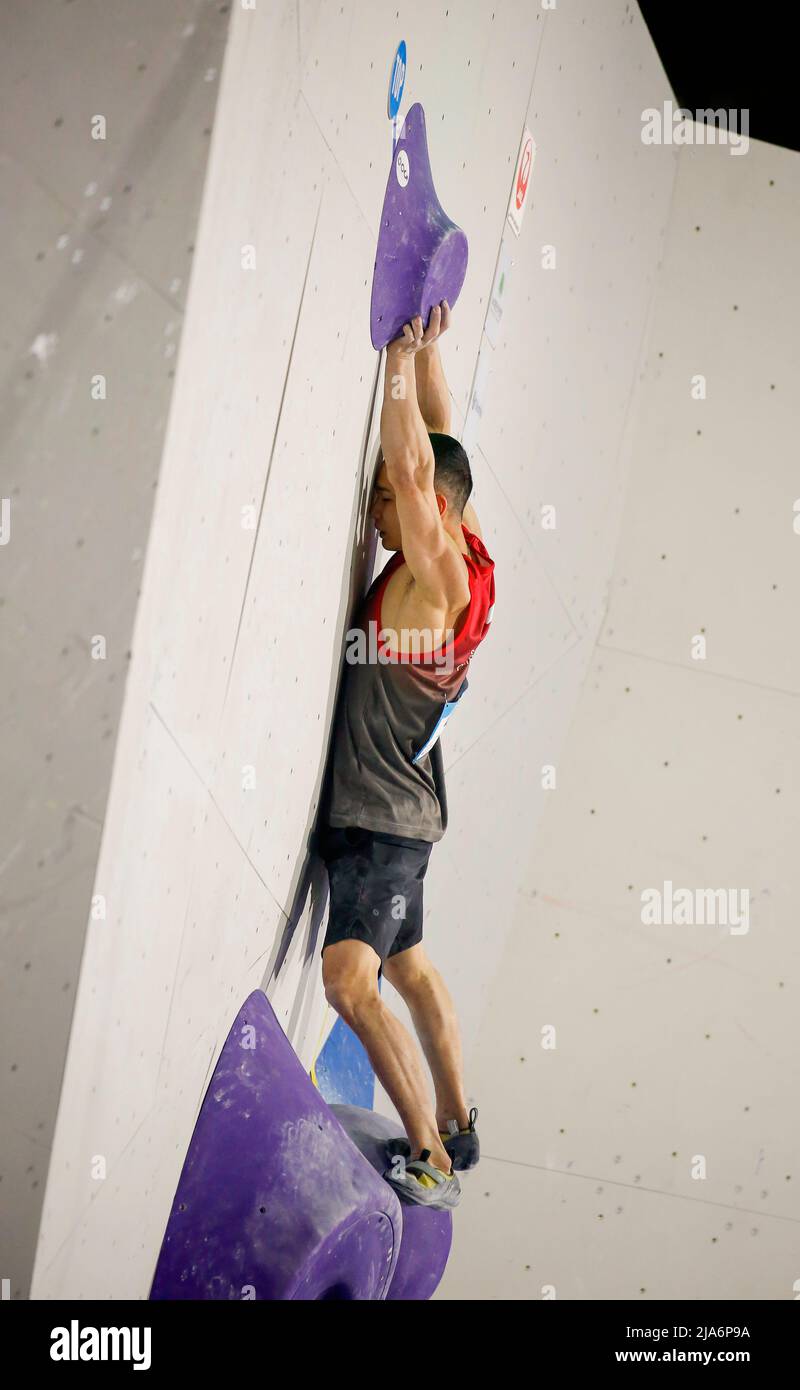 Chua Dennis (SGP), May 7, 2022 - Sport Climbing : Men's Boulder ...