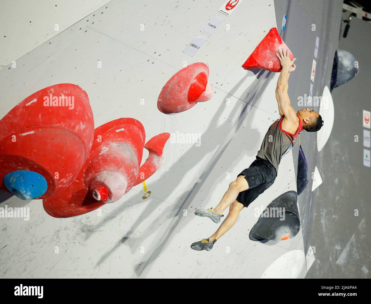 Chua Dennis (SGP), May 7, 2022 - Sport Climbing : Men's Boulder ...