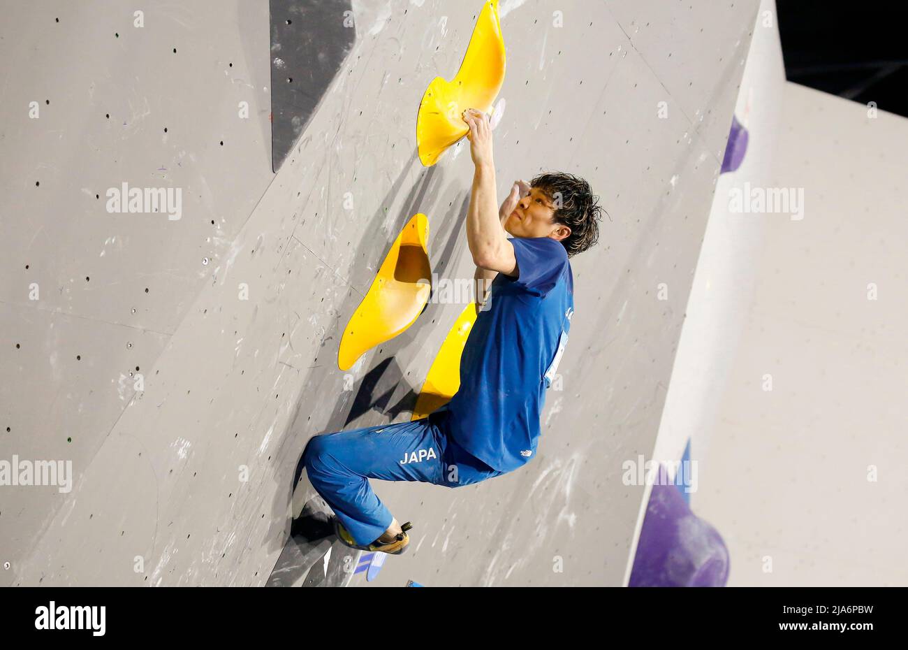 Taisei Ishimatsu (JPN), May 7, 2022 - Sport Climbing : Men's Boulder ...