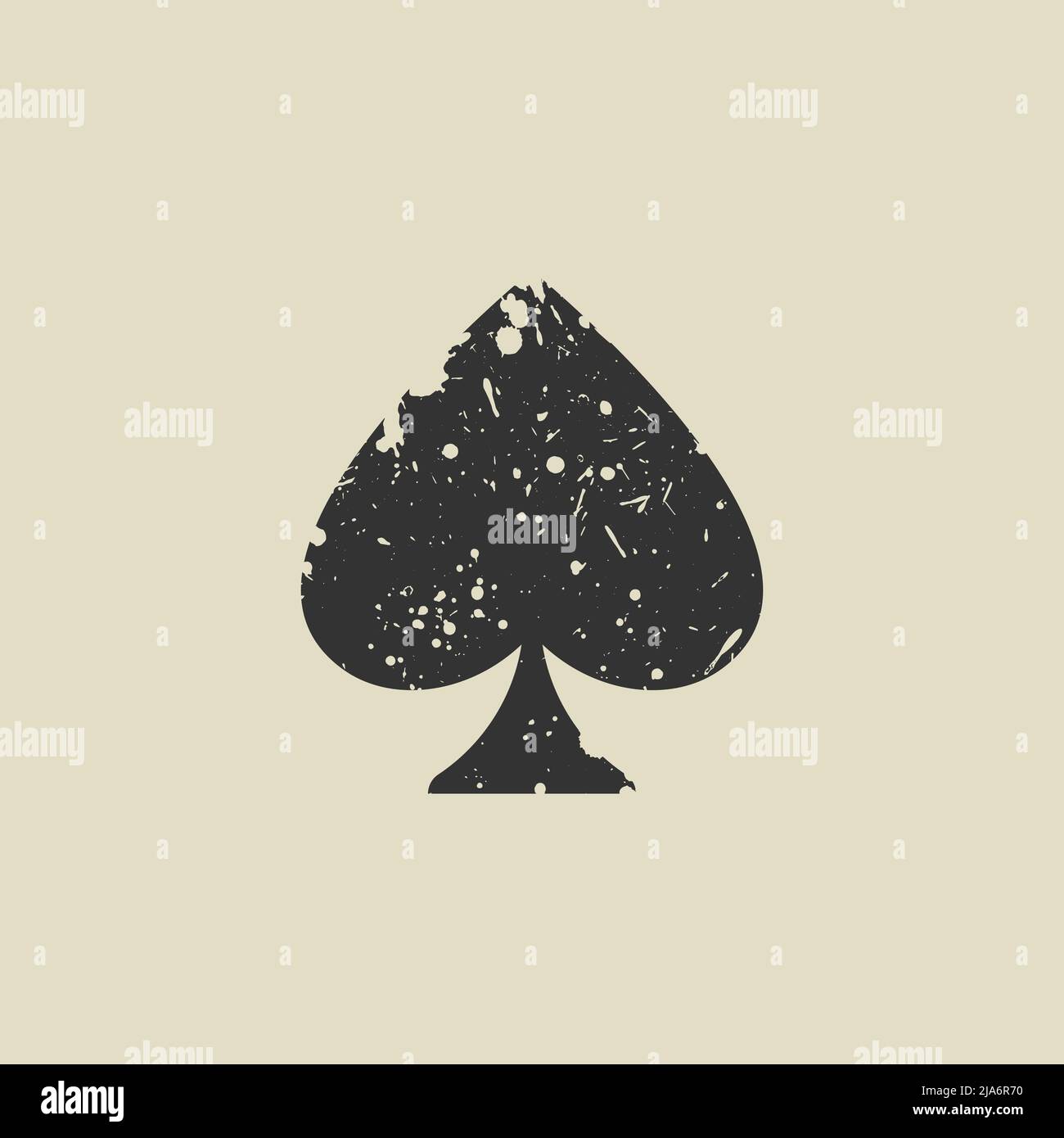 Ace of spades mark hi-res stock photography and images - Alamy