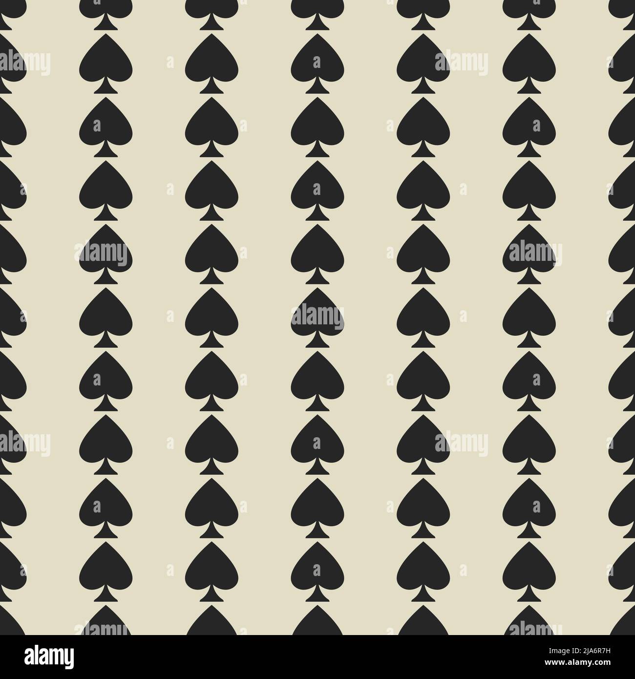 Seamless pattern with spades. Casino gambling, poker background. Alice ...