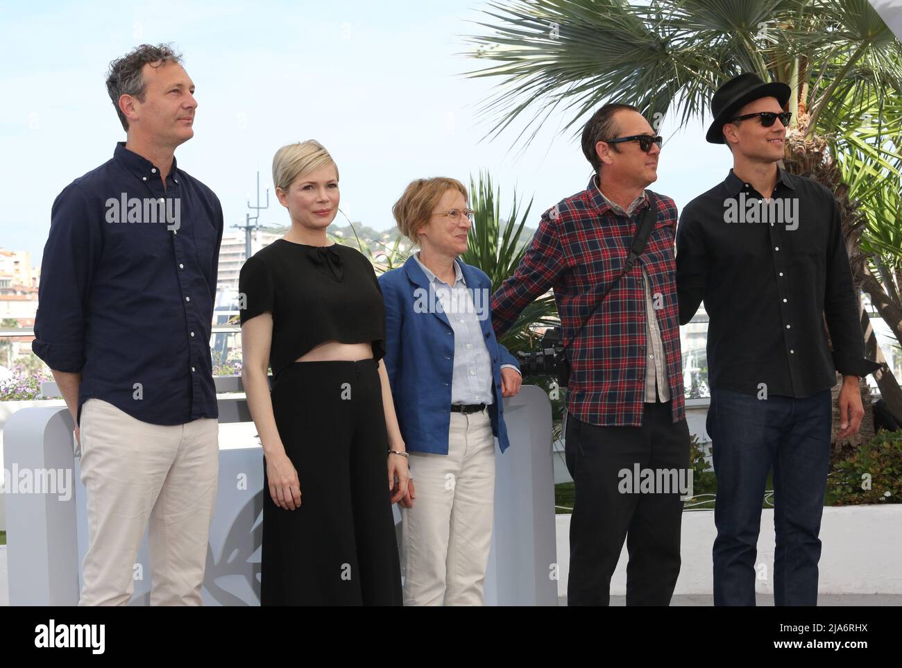 Cannes, France. 28th May, 2022. Jonathan Raymond, Michelle Williams ...